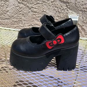 Dolls Kill | Shoes | Precious Present Hello Kitty X Dolls Kill Platform Mary Janes | Poshmark